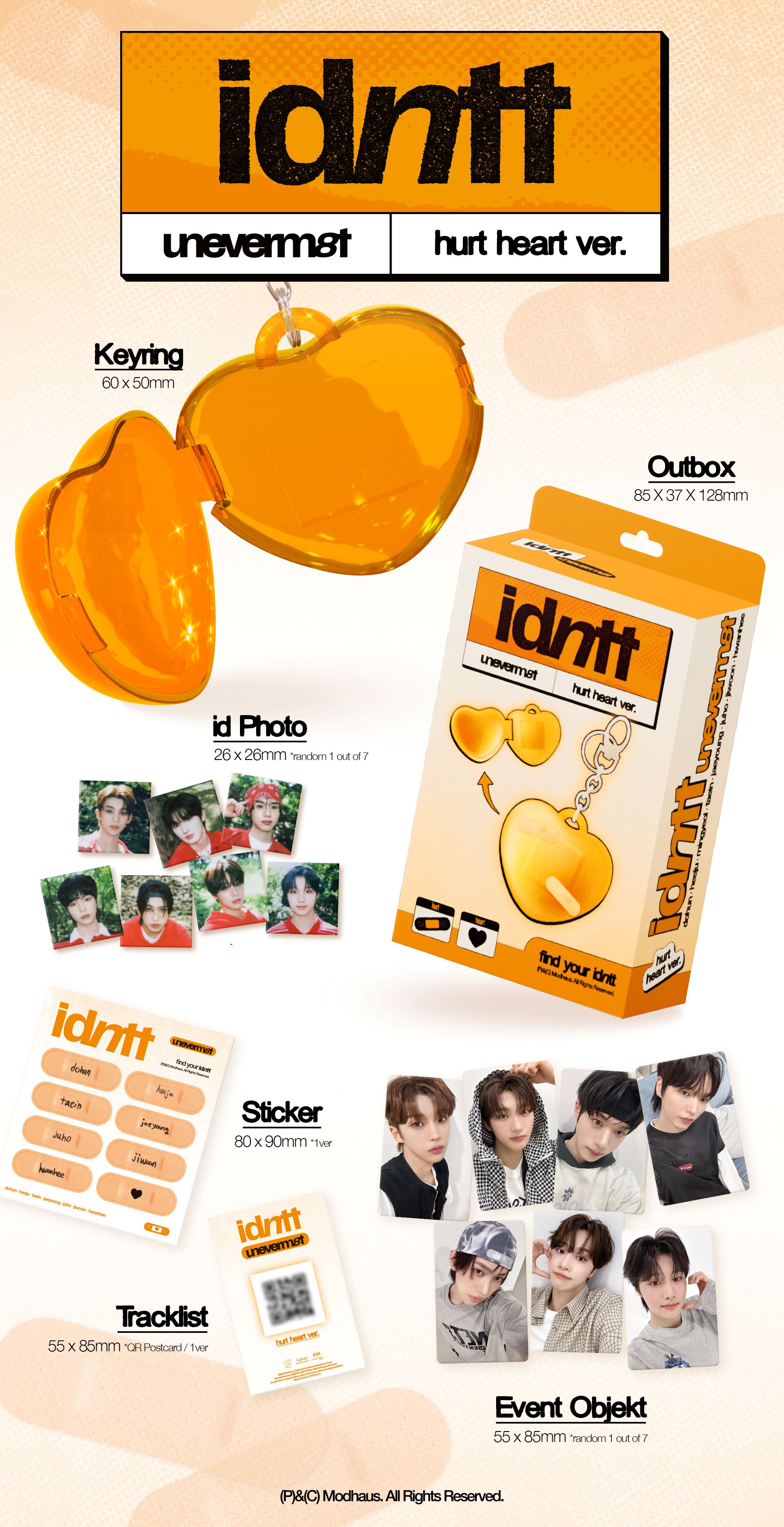 ktown4u.com : idntt - Mini Album [unevermet] (hurt heart Ver.) (Limited Edition)