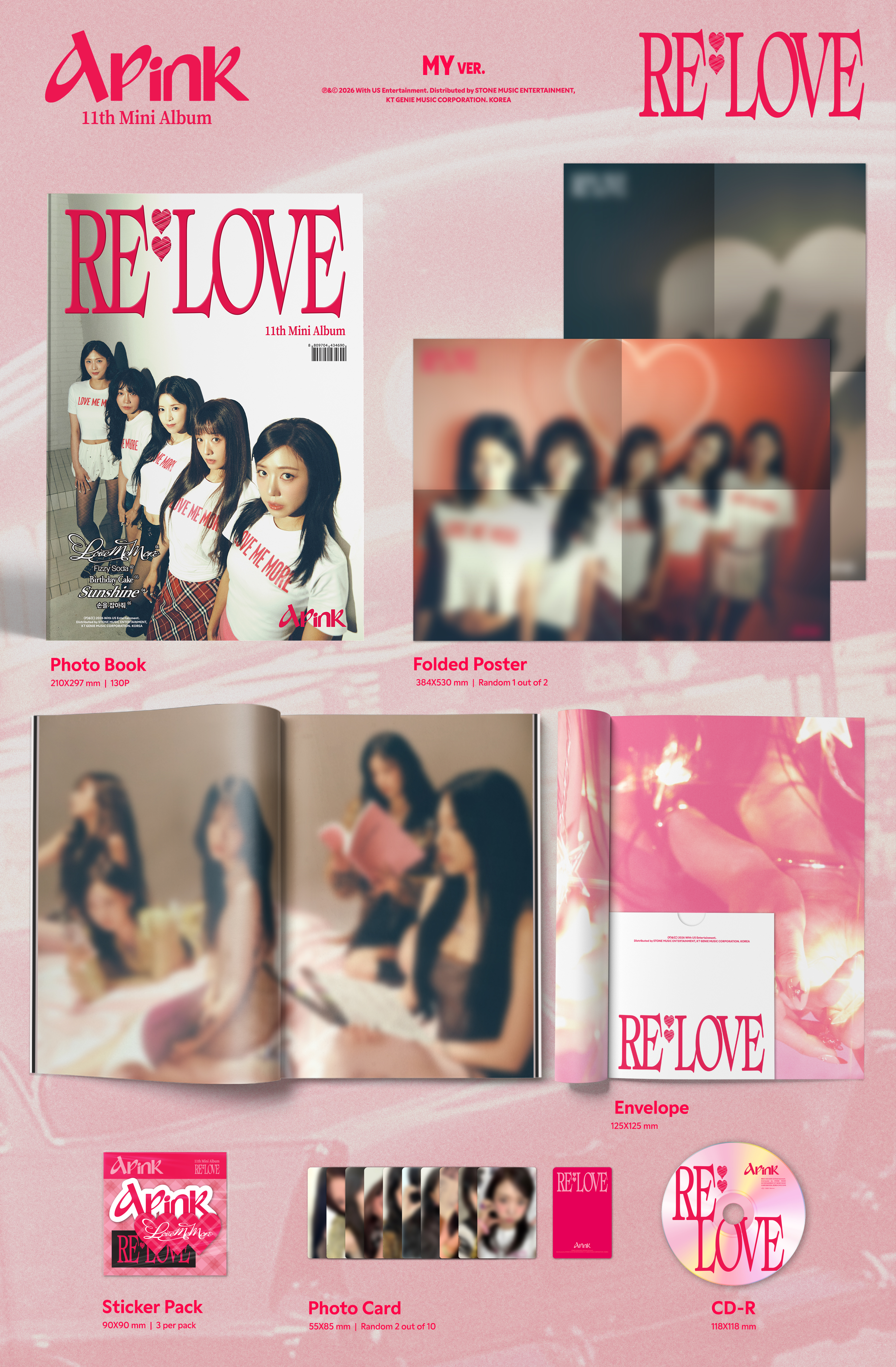 ktown4u.com : [Off-Line Sign Event] Apink - 11th Mini Album [RE : LOVE ...