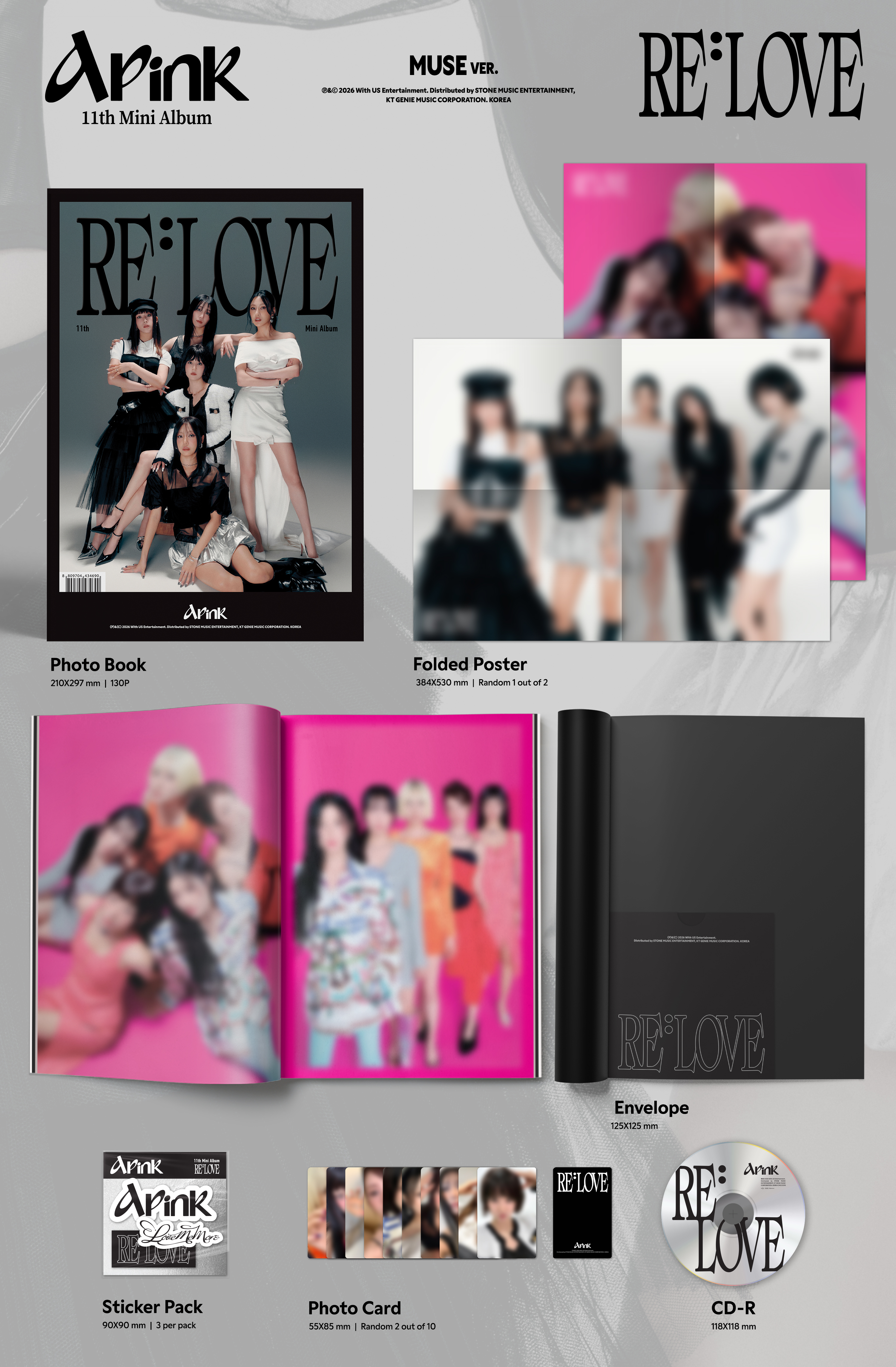 ktown4u.com : [Off-Line Sign Event] Apink - 11th Mini Album [RE : LOVE ...