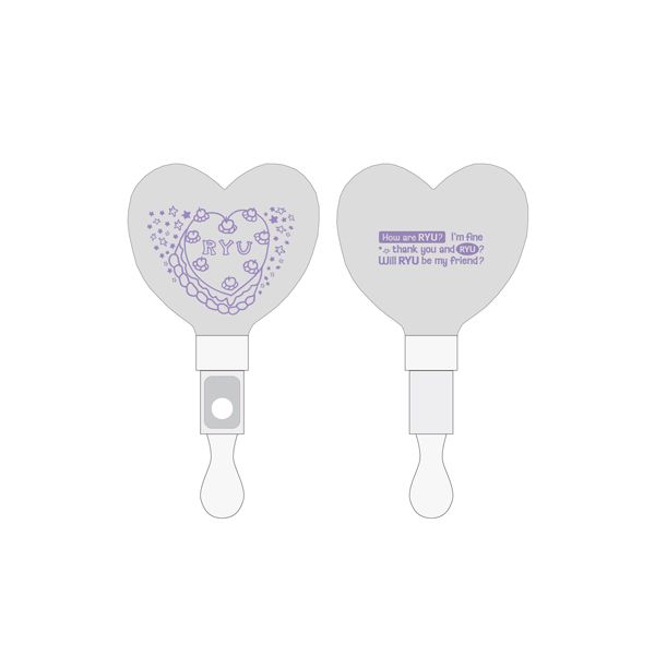 ktown4u.com : RYU SUJEONG - Heart Light Stick [1st FAN MEETING - Happy ...