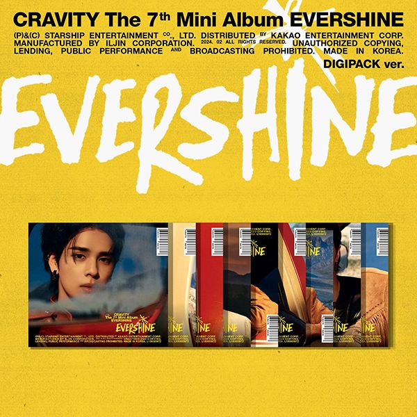 ktown4u.com : [9CD SET] CRAVITY - The 7th Mini Album [EVERSHINE] (DIGIPACK ver.)