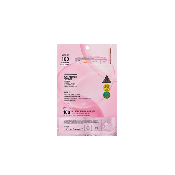 ktown4u.com : [VT COSMETICS] VT COLLAGEN REEDLE SHOT 100 2STEP MASK