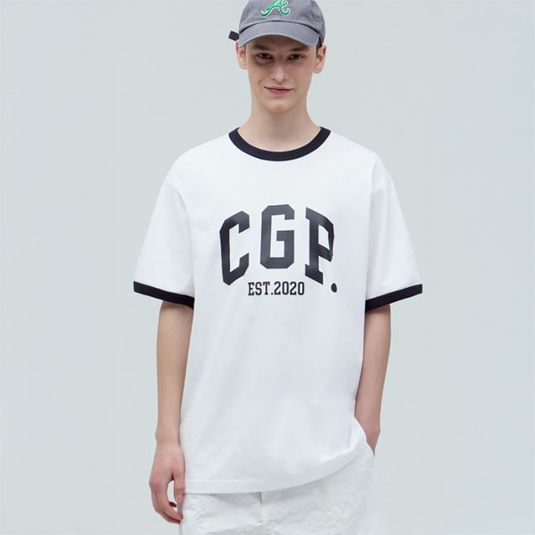 ktown4u.com : [CGP] [25SS] CGP Arch Logo Ringer Short Sleeve T-shirt_WHITE
