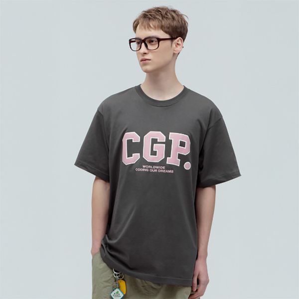 ktown4u.com : [CGP] [25SS] CGP Arch Logo Short Sleeve T-shirt_CHARCOAL