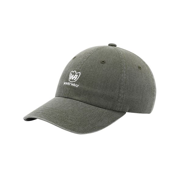 ktown4u.com : [Wacky Willy] [25FW] Pigment Washed Ball Cap Green